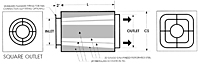 Advanced Acoustical Cones with Square Outlet On ArtUSA Noise Control ...